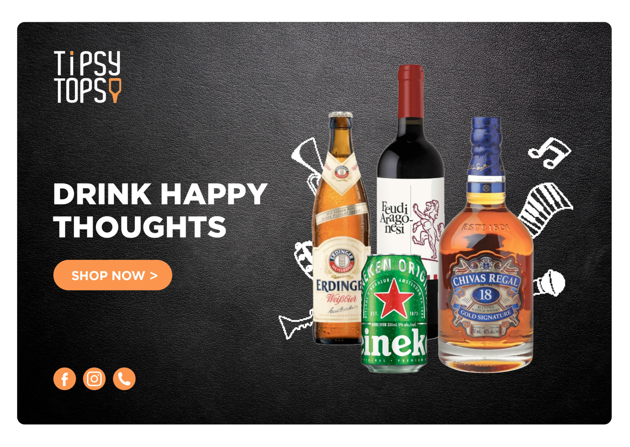 Order your liquors online at Tipsy Topsy - tdmag.sg